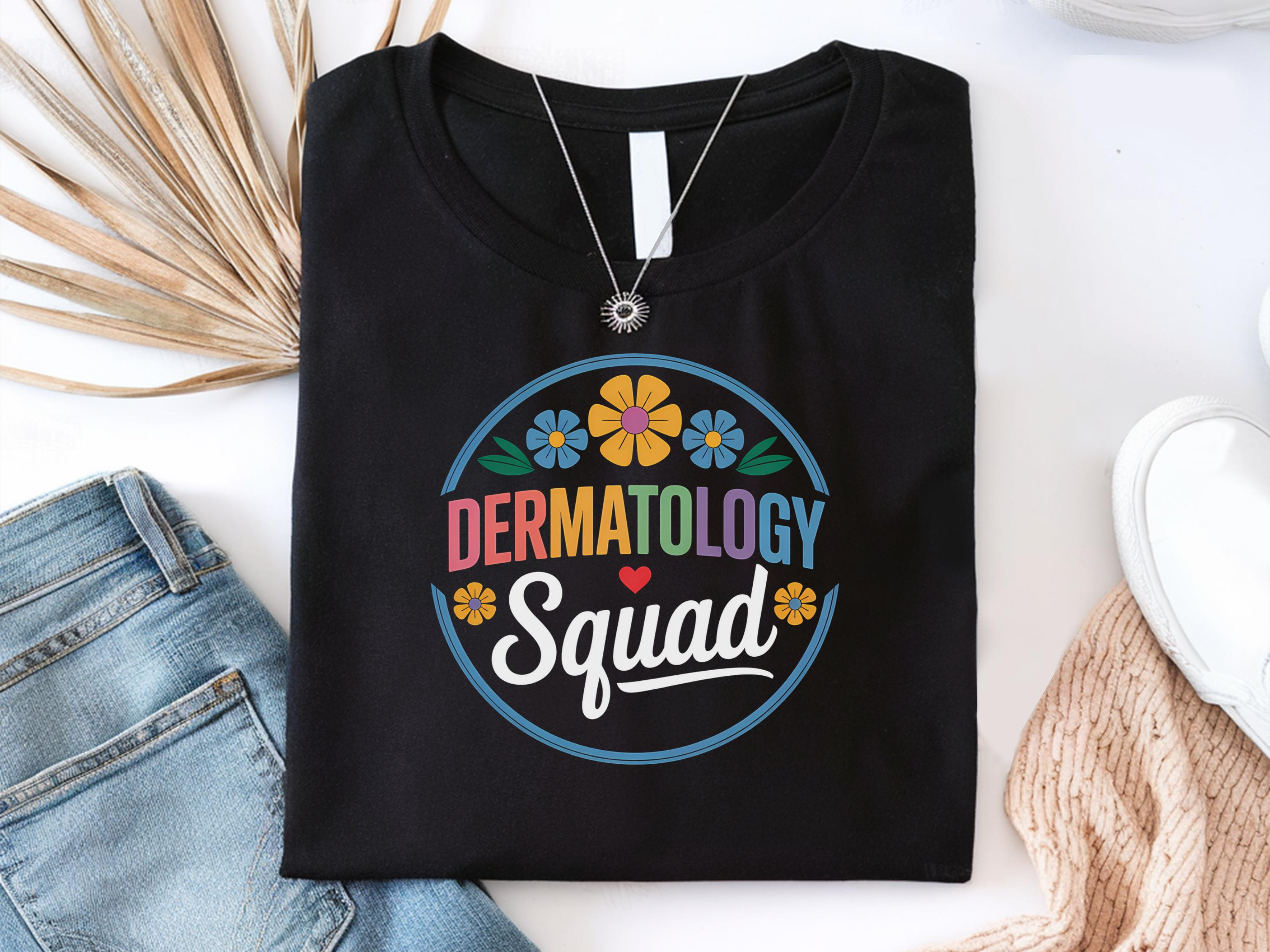 DeliFri Dermatology Squad Shirt, Dermatology Nurse Shirts, Dermatology ...