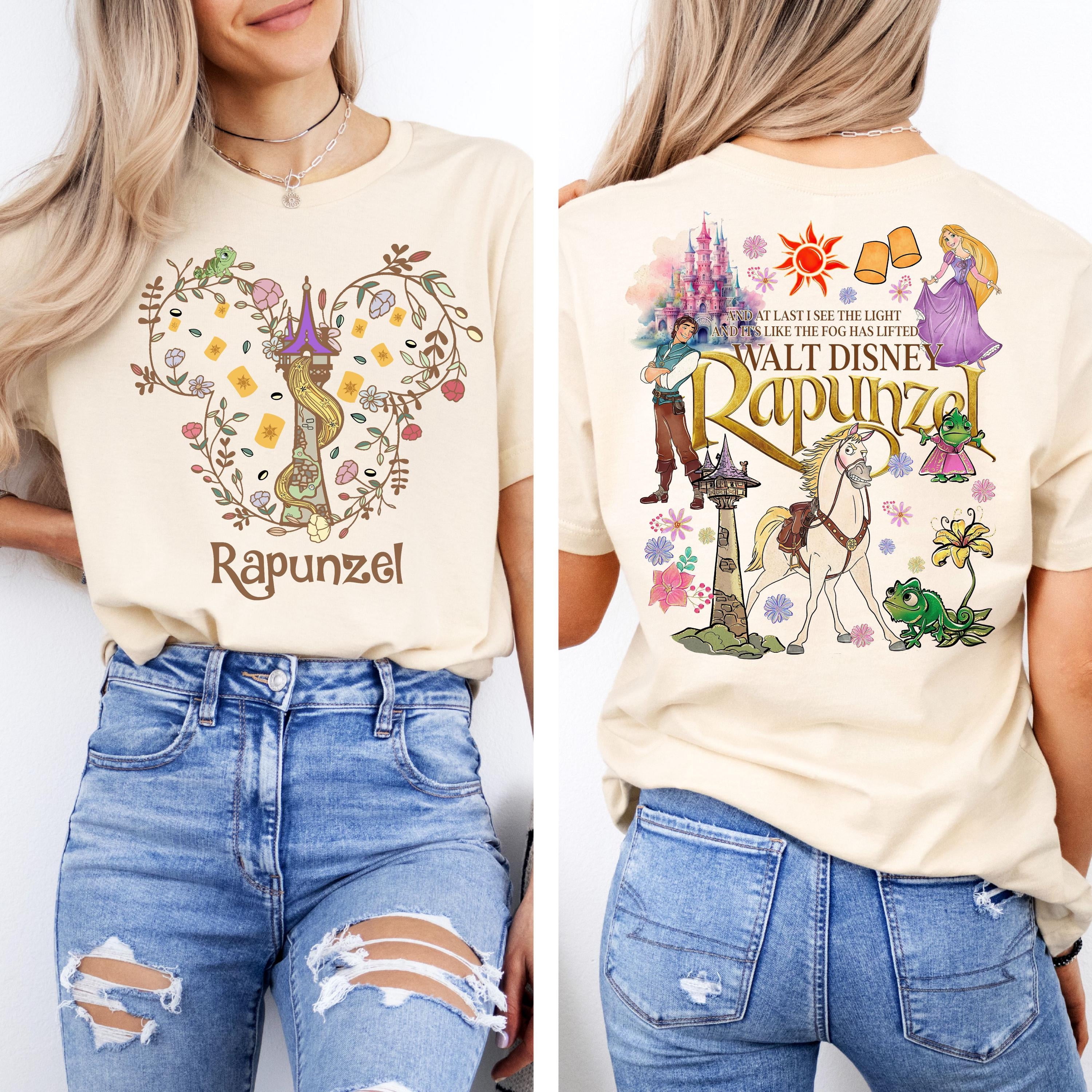 DeliFri Disney Princess Rapunzel Shirt, Retro Rapunzel Tangled Two ...