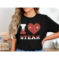 DeliFri I Love Steak T-Shirt, Meat Lover Tee, Grill Master Shirt ...