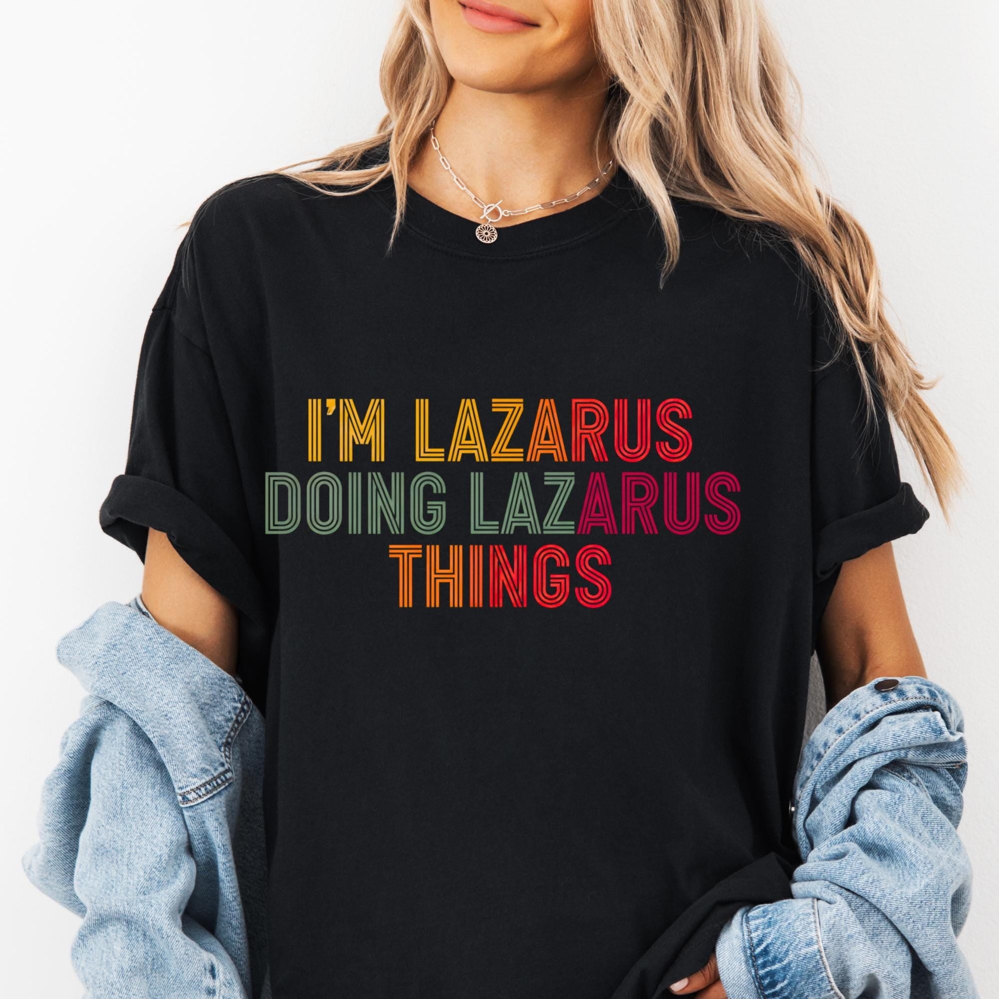 DeliFri Lazarus T-shirt, Personalized Name Design - Walmart.com