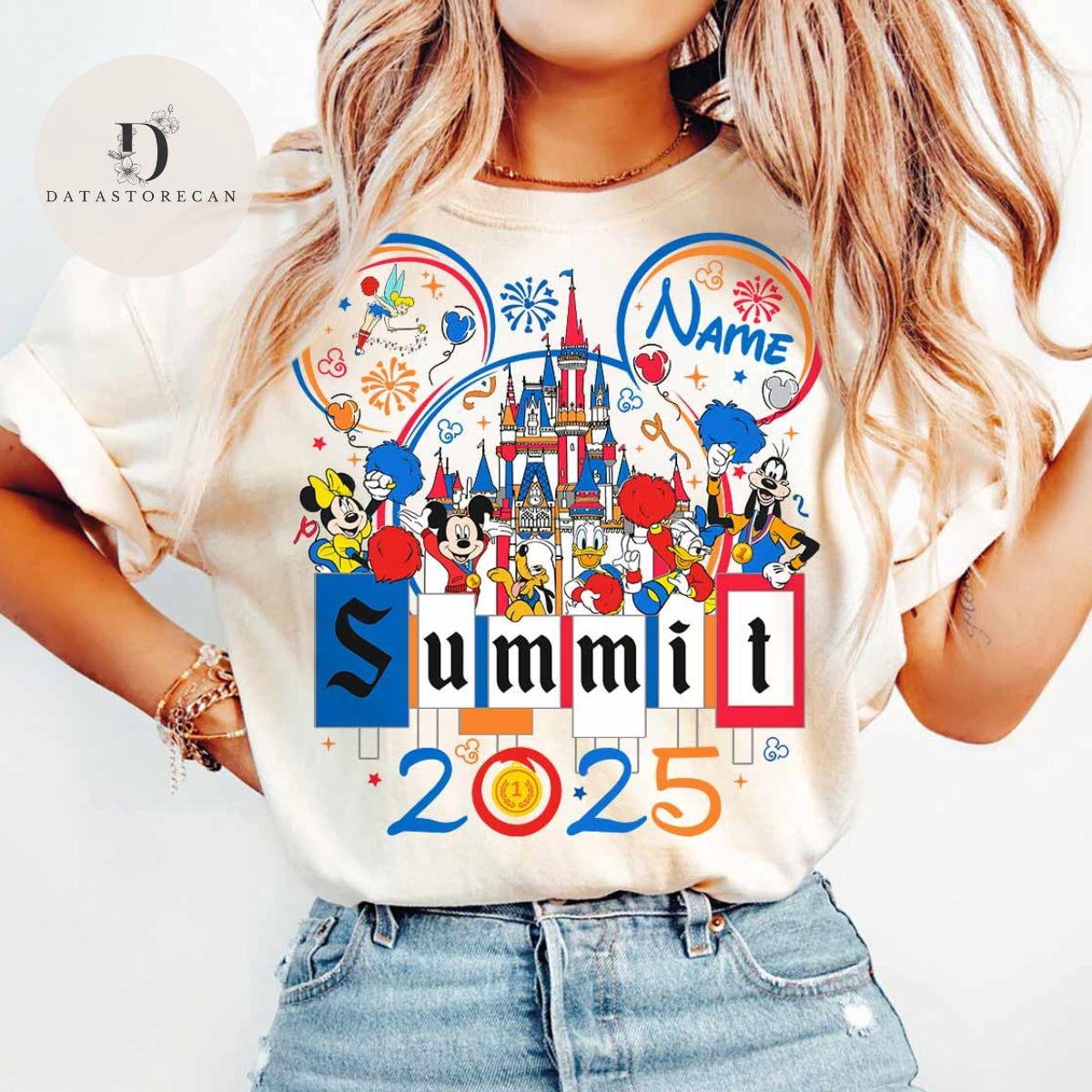 DeliFri Personalized Disney Summit 2025 shirt, Mickey & friends WDW ...