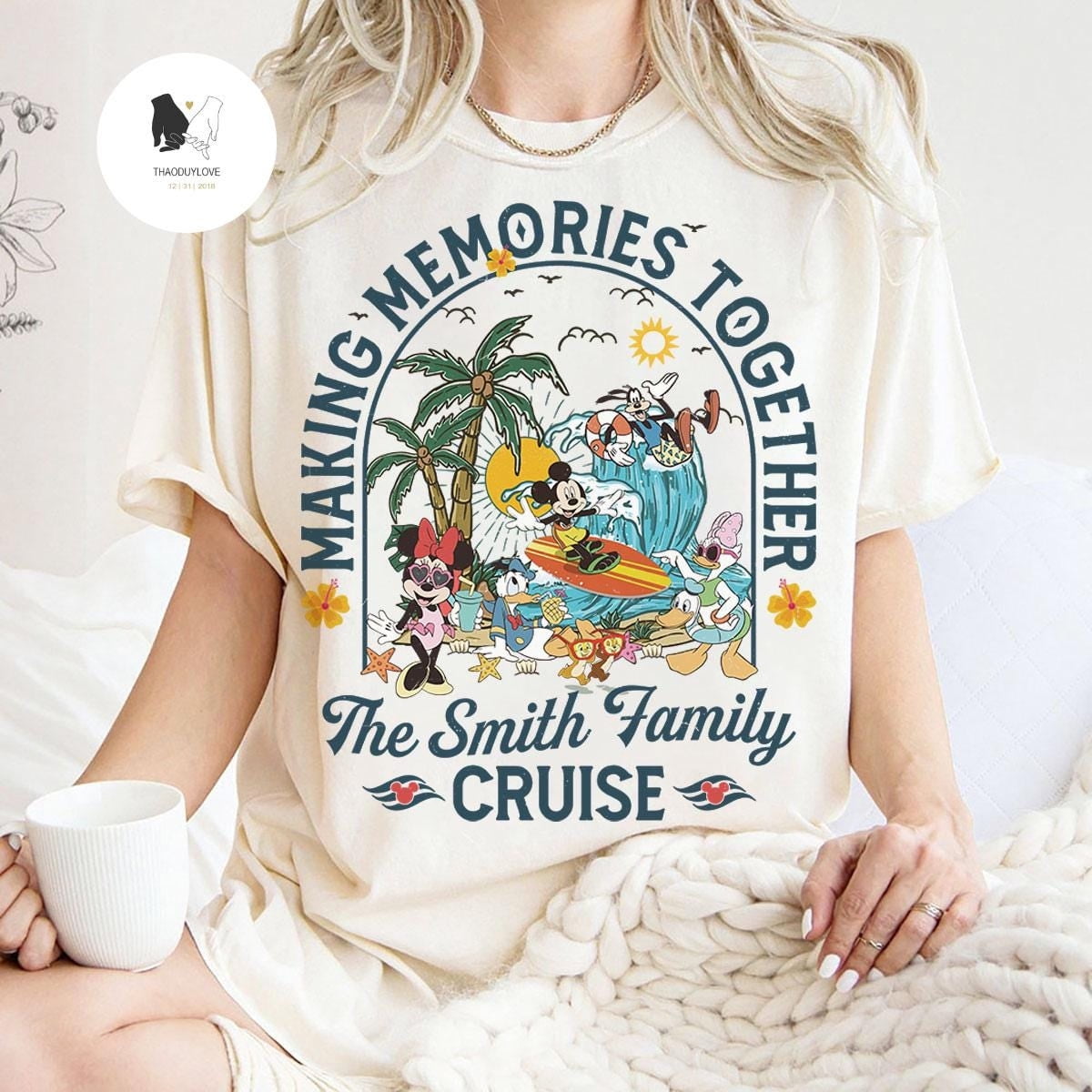 DeliFri Personalized Mickey and Friends Summer Cruise 2025 Shirt ...