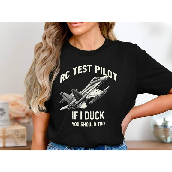 DeliFri RC Test Pilot Shirt, RC Airplane Shirt, Remote Control Jet ...