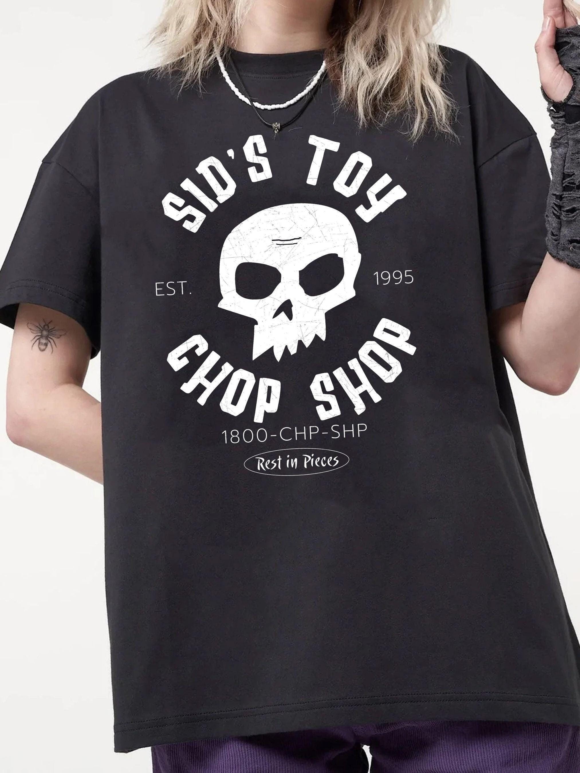 DeliFri Sid's Toy Chop Shop Est 1995 Rest in Pieces Shirt, Toy Story ...