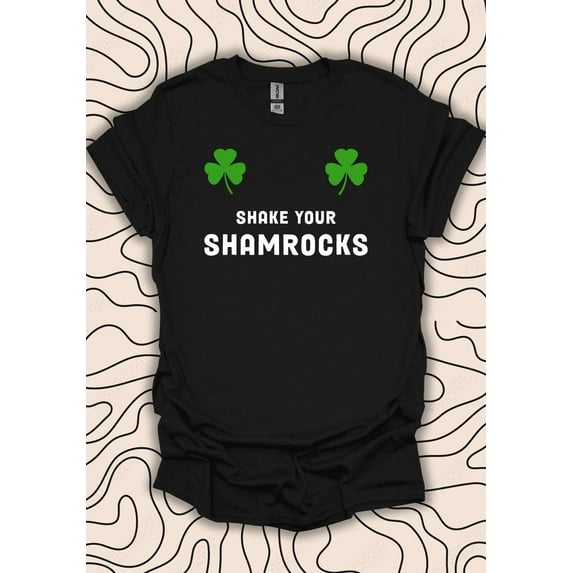 DeliFri St. Patrick's Day Shamrock T-Shirt – Shake Your Shamrocks Tee ...