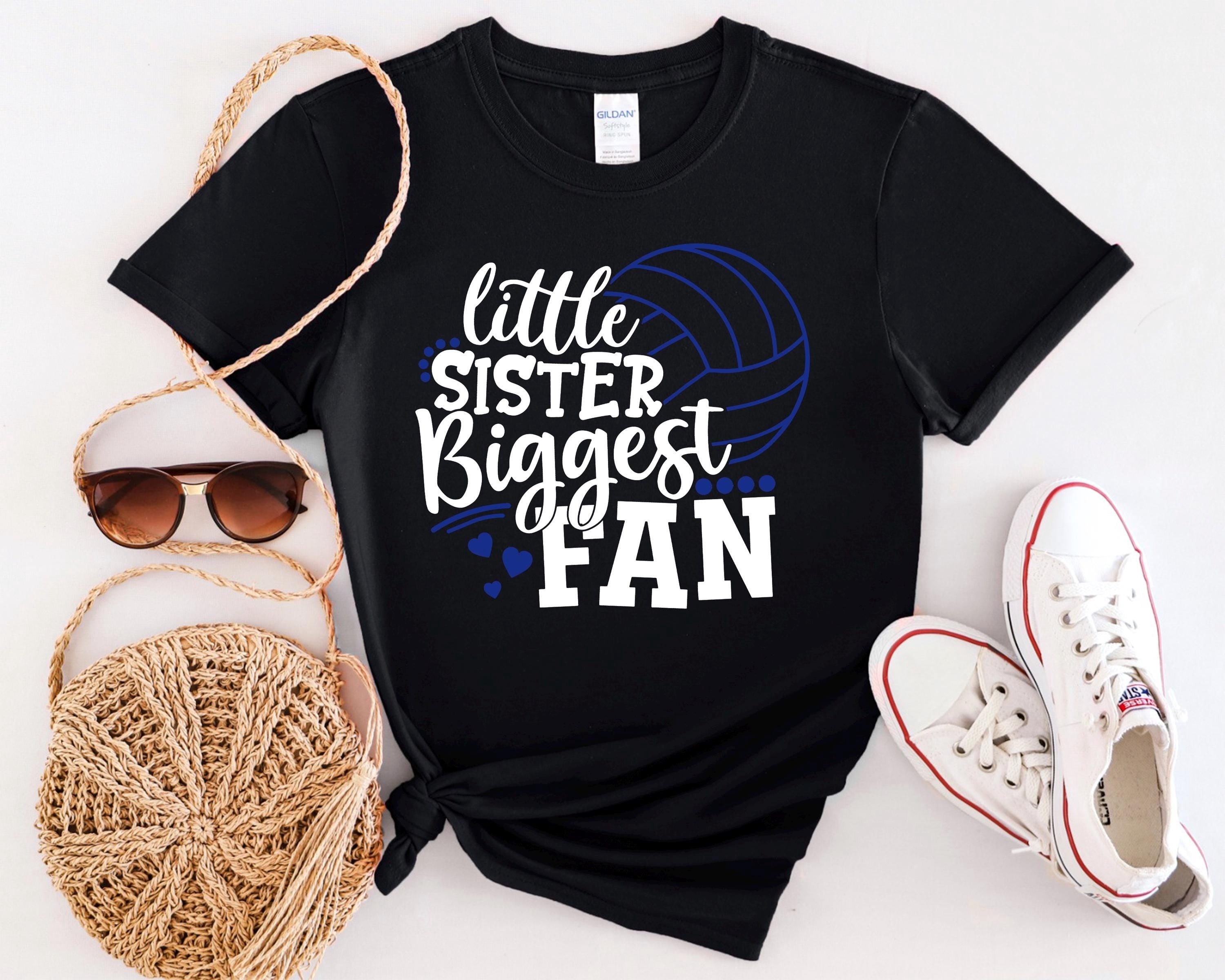 DeliFri Volleyball Sister T-Shirt: Biggest Game Day Tee - Walmart.com