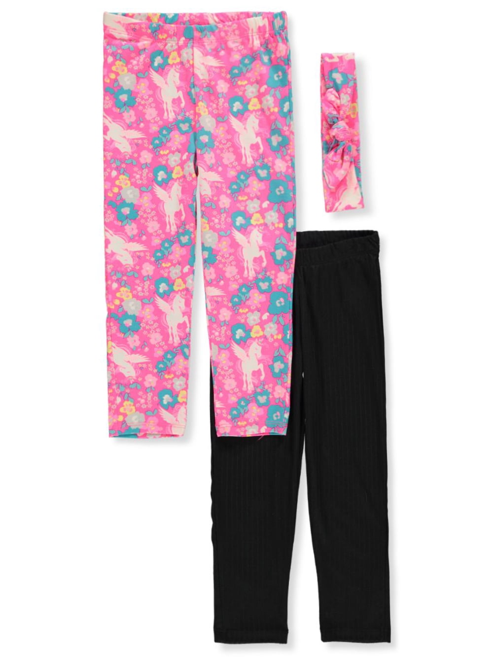 Delia's Girl Girls' 3-Piece Leggings Set With Accessory Color: black ...