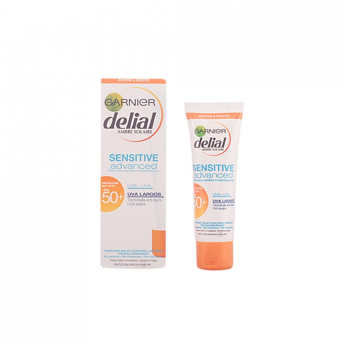 Delial Sensitive Advanced Cream SPF50 - High Protection Sunscreen for ...