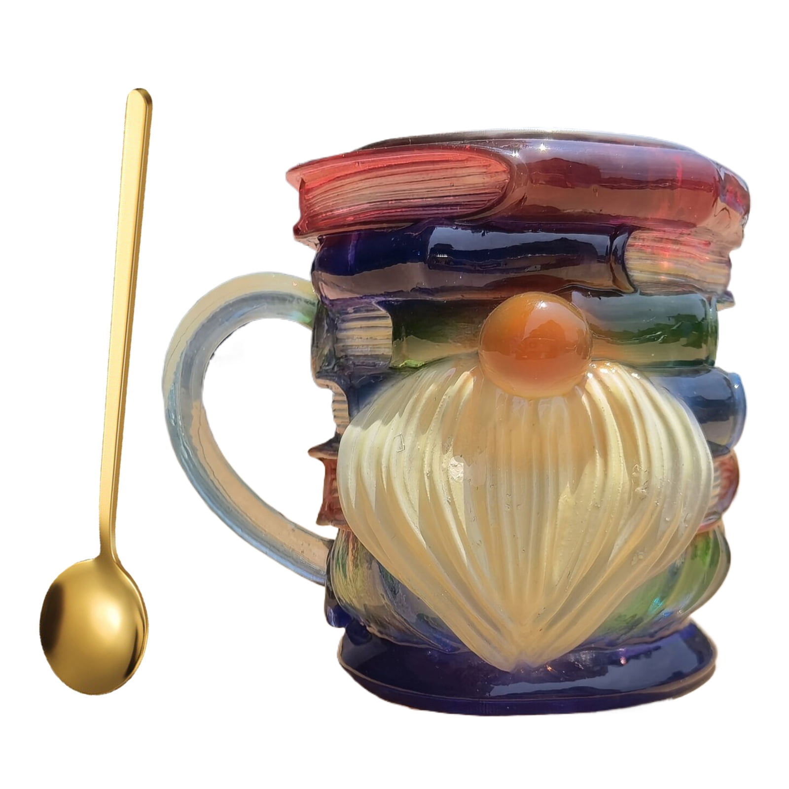 Delicate 300ml Glass Coffee Cup with Handle Multifunctional Drinkware ...