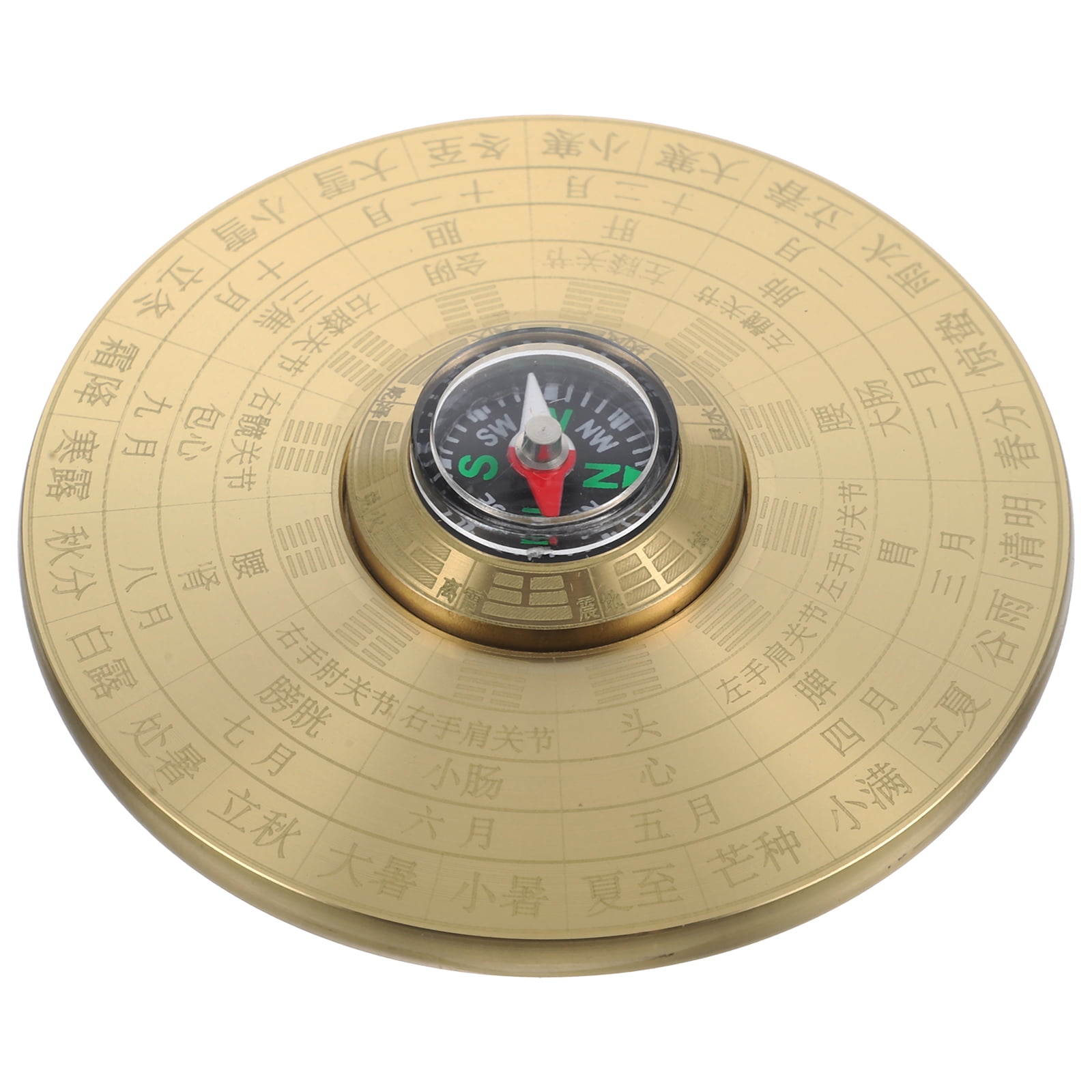 Delicate Ancient Metal Compass Vintage Chinese Compass Decorative ...