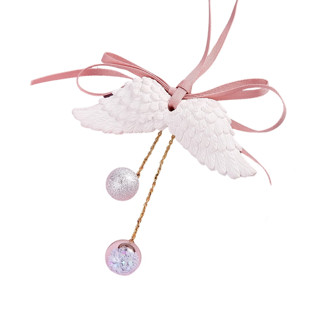 Delicate Angelic Wing Design Vehicle Hanging Art User Friendly Gypsum ...