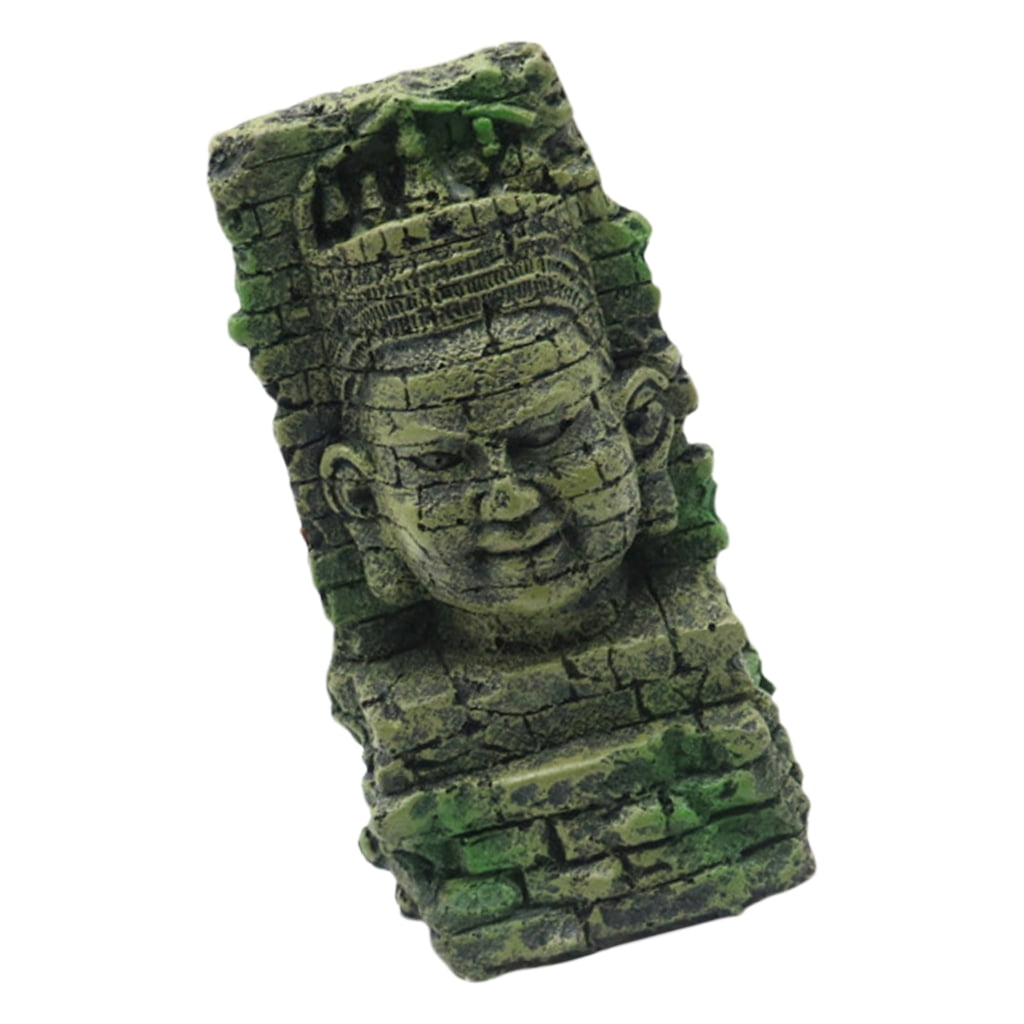 Delicate Aquariums Landscape Artificial Roman Bust Terrarium Landscape ...