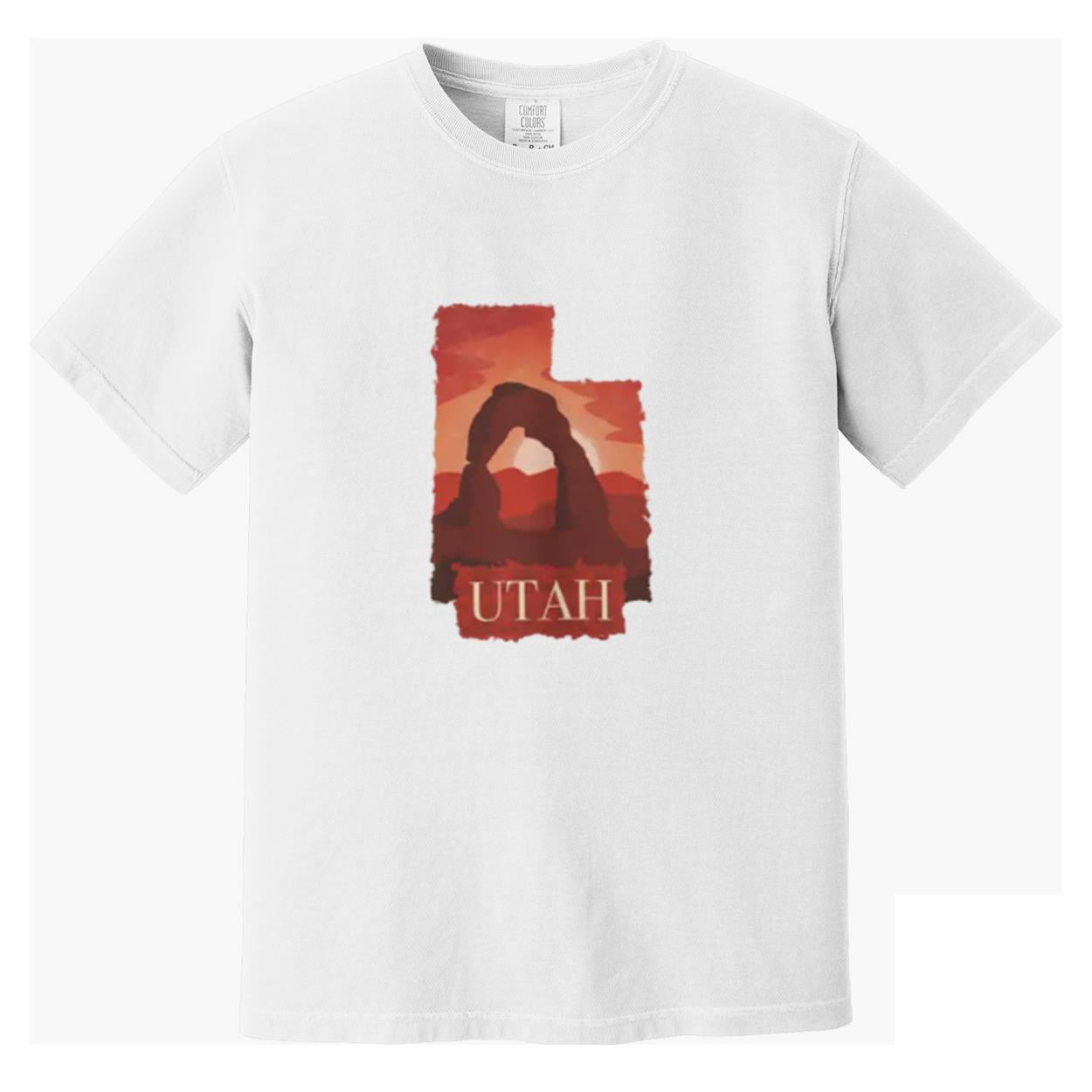 Delicate Arch Moab Utah Scenic Travel Park Pride Comfort Color T-shirt ...