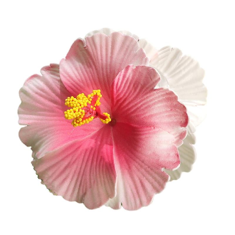 Delicate Beach Hair Claw Hibiscus Beach Flower Headgear Unique ...