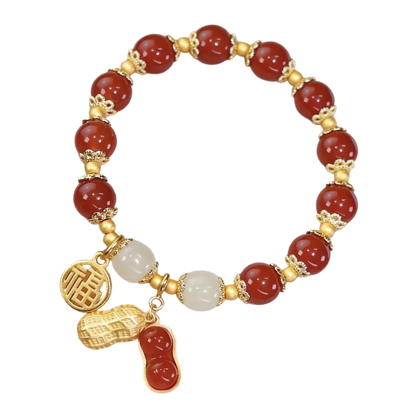 Delicate Beaded Adjustable Traditional Chinese Designs Wristband ...