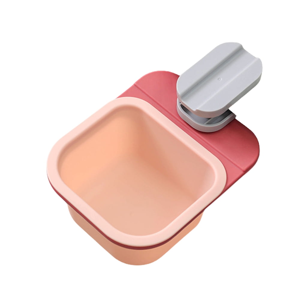 Delicate Black Rotating Waste Bin For Desks With Secure Edges Clamps To ...