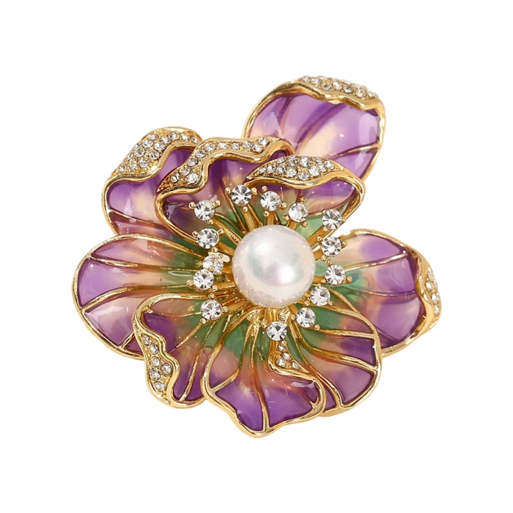 Delicate Butterfly and Floral Brooch Alloy Designs Versatile Wear for ...
