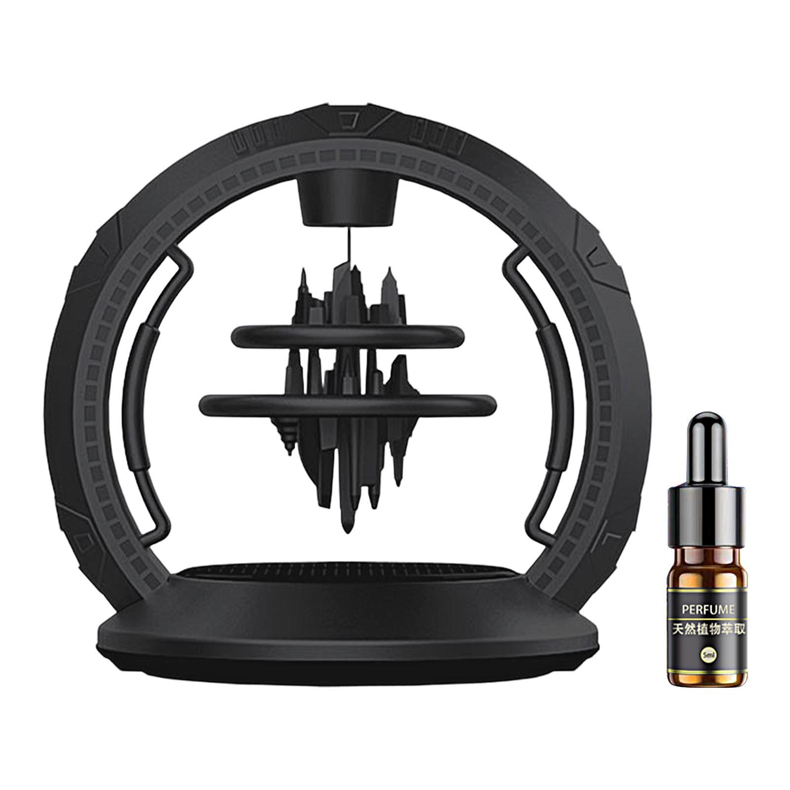 Delicate Car Air Freshener Eliminate Odor Solar Powered Car Center ...