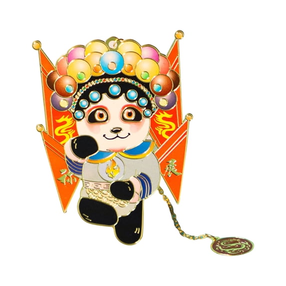 Delicate Cartoon Panda Bookmarks Metal Bookmarks with Chain Hollow out ...