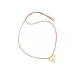Delicate Cut Sun Charm Necklace With Metallic Finish Eye Catching ...