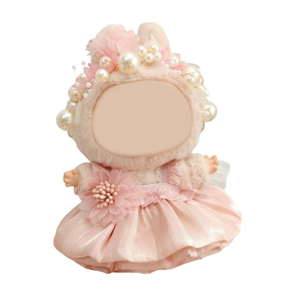 Delicate Doll Wedding Gown with Hairband For 1st-3rd Gen Sitting Doll ...