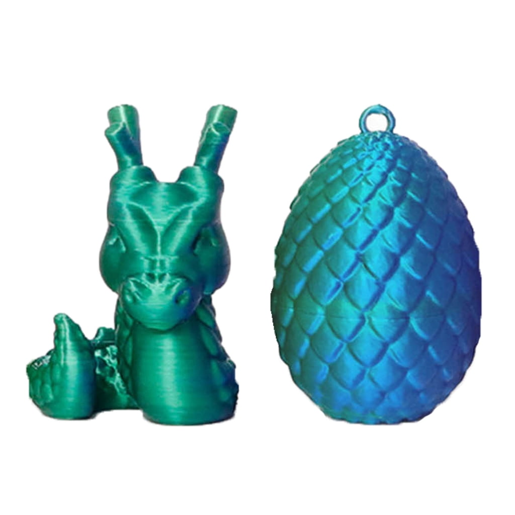 Delicate Dragon in Eggs Keychain Articulated Figure Decoration Unique ...