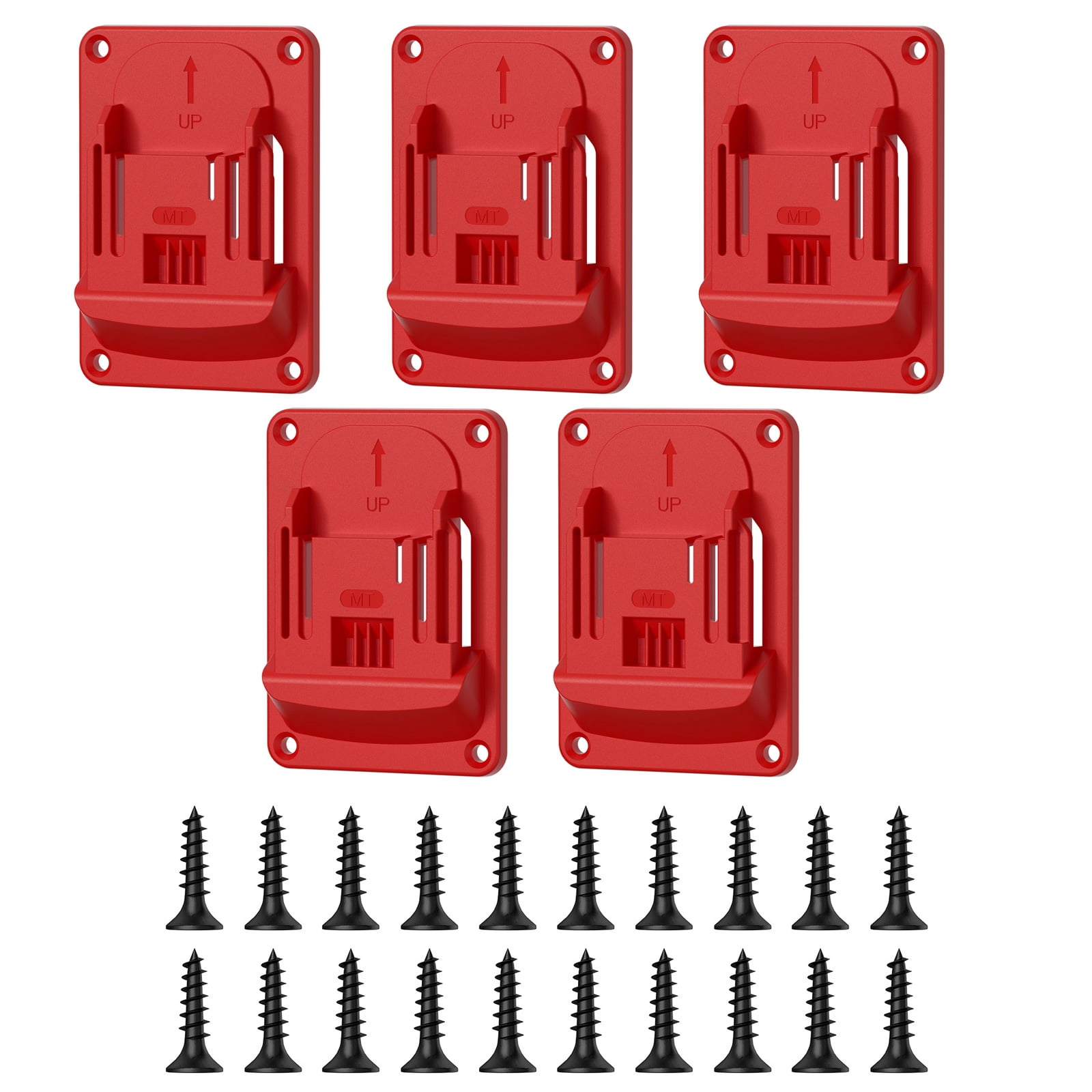 Delicate Drill Storage Wall Organizers 5 Piece Set Practical ABS ...