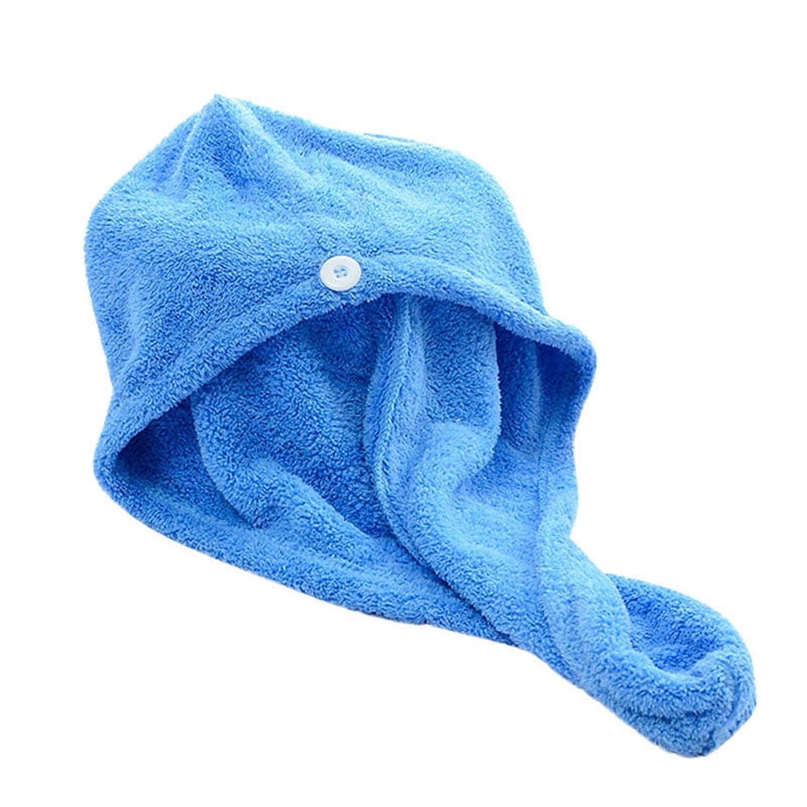 Delicate Grace Microfiber Hair Towel Wrap Absorbent Secure Easy Use one Count - Walmart.com