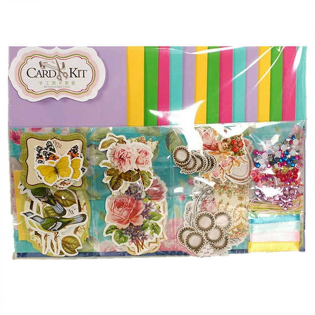 Delicate Greeting Card Paper Handmade Diy Making Material Set For ...