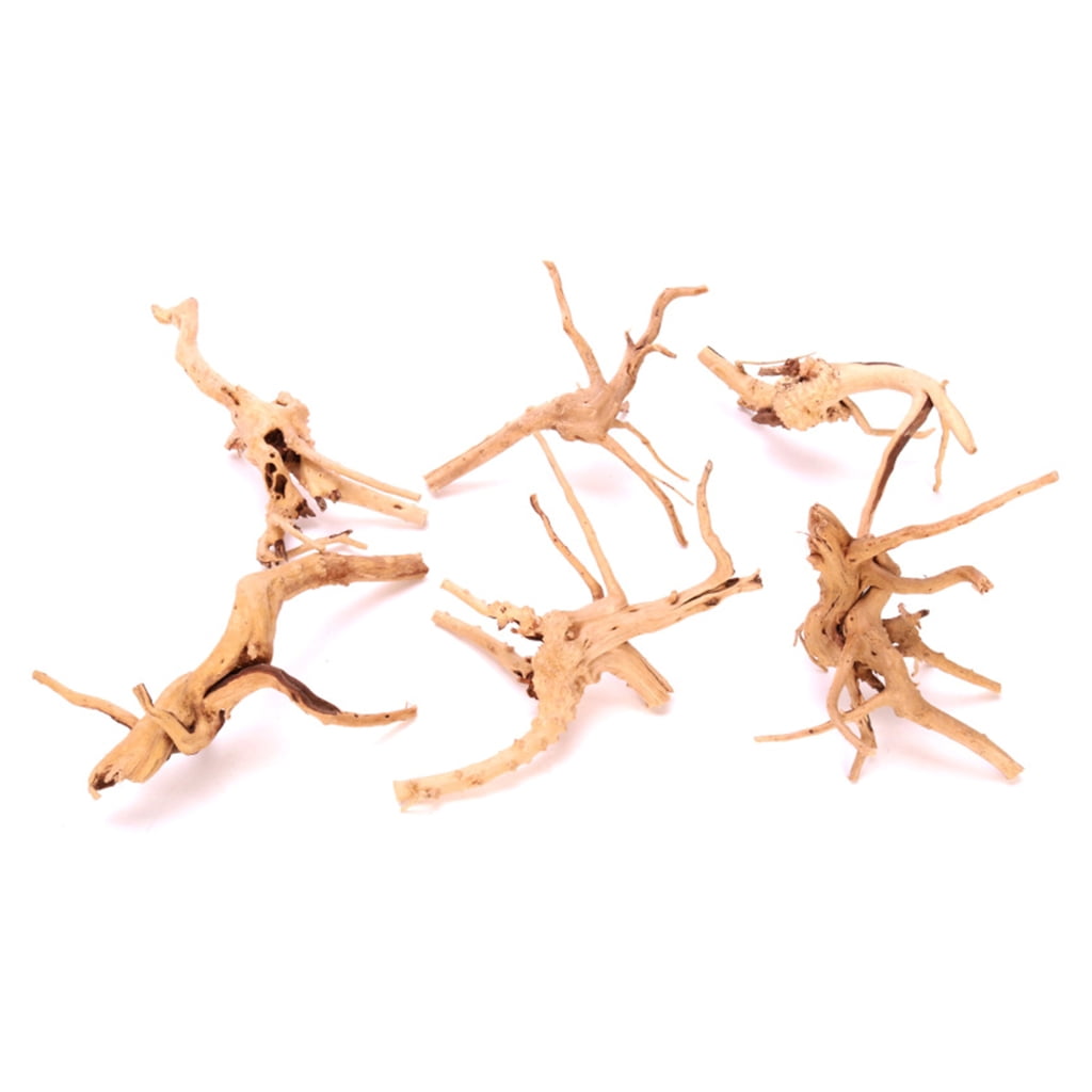 Delicate Natural Driftwood Cave Terrarium Natural Log Shape Aquarium ...
