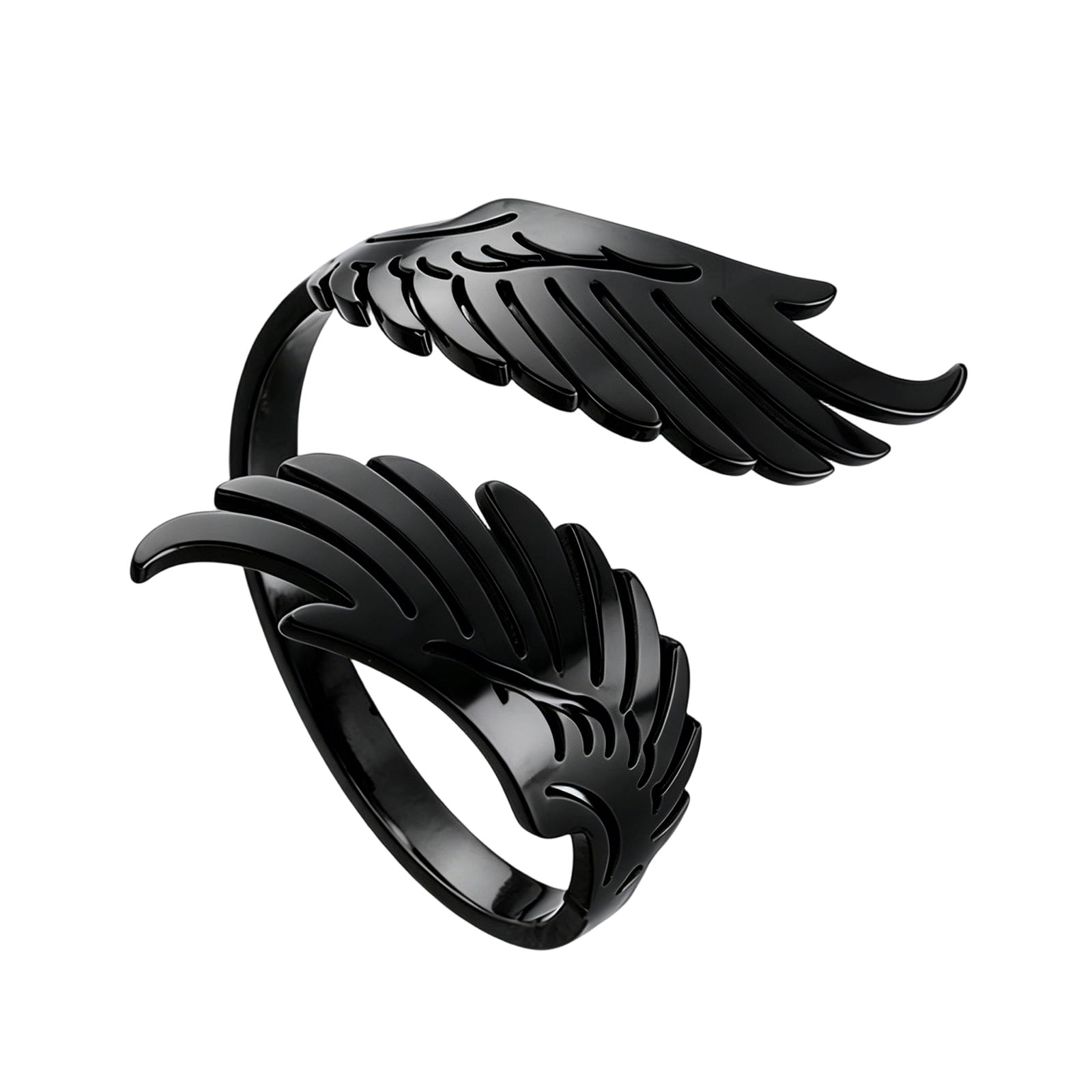 Delicate Open Wing Rings for Various Occasions Stainless Steel Finger ...