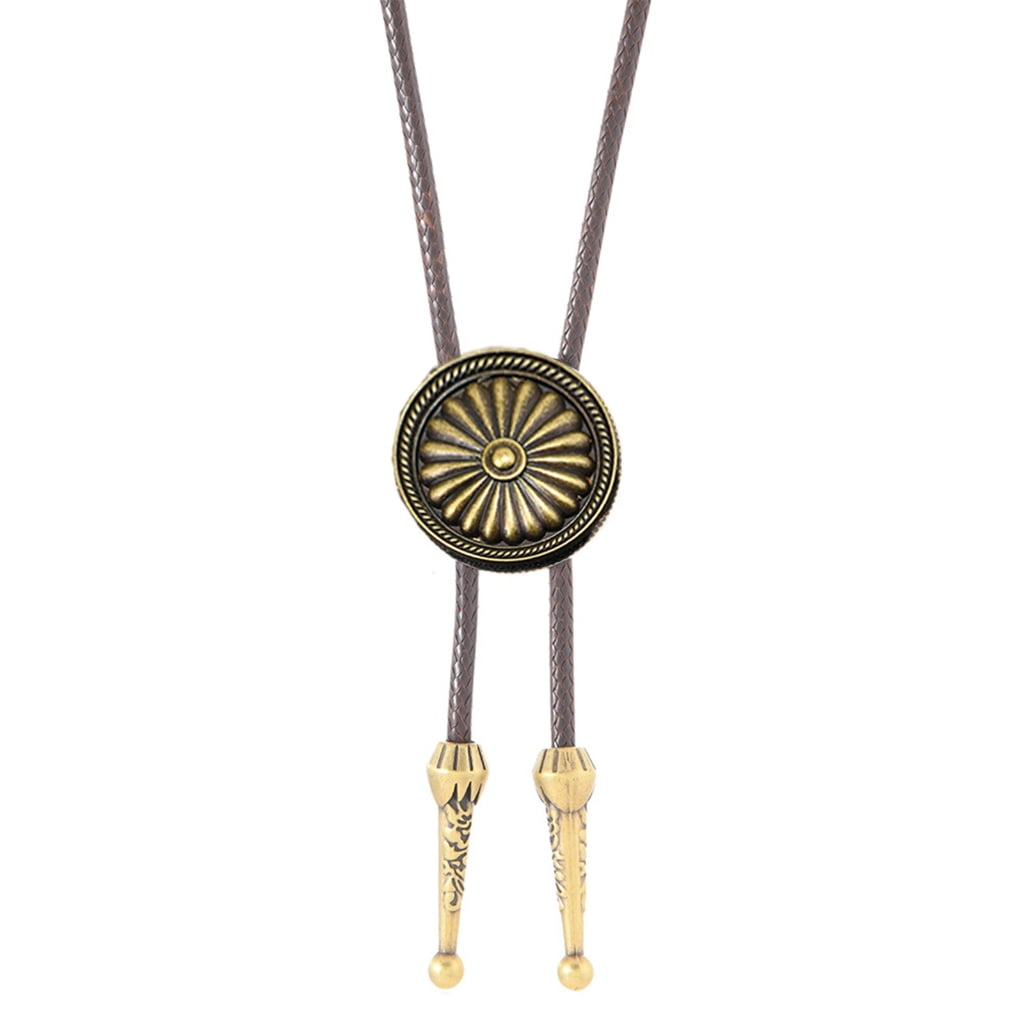Delicate PU Metal Bolo Tie Necklace for Adults Fashionable Outfit ...