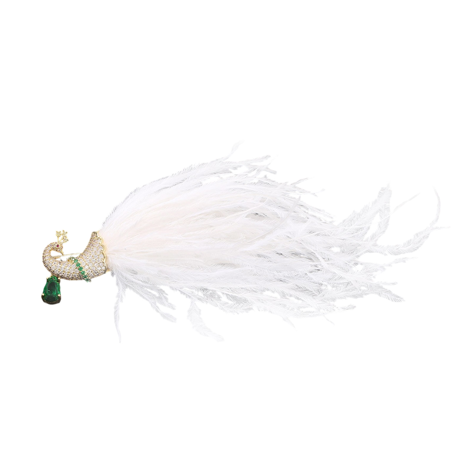 Delicate Peacocks Feathered Brooch for Women Formal Event Casual ...