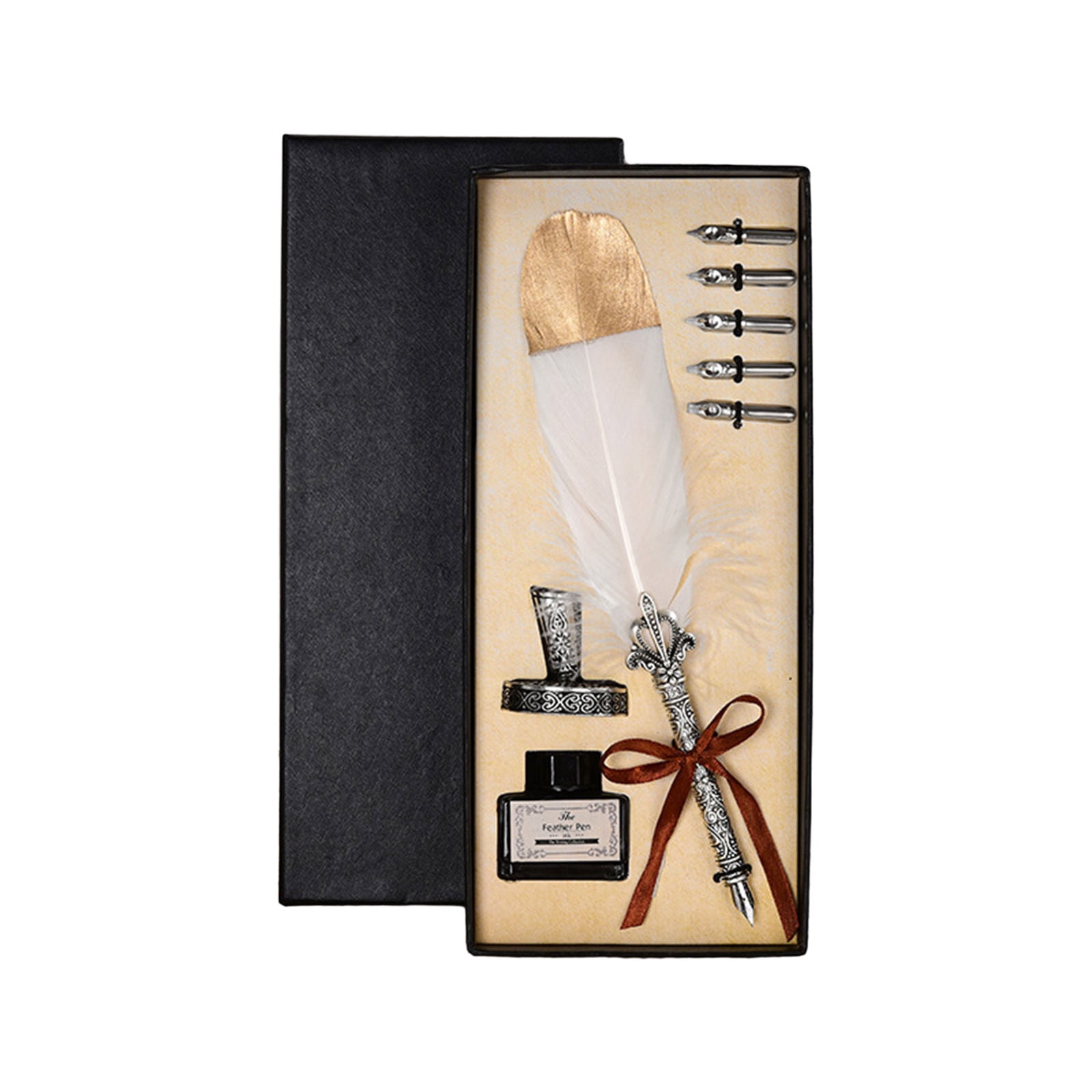 Delicate Pen Stem Writing Quill Pen Pen Birthday Gift Set Quill Pen ...