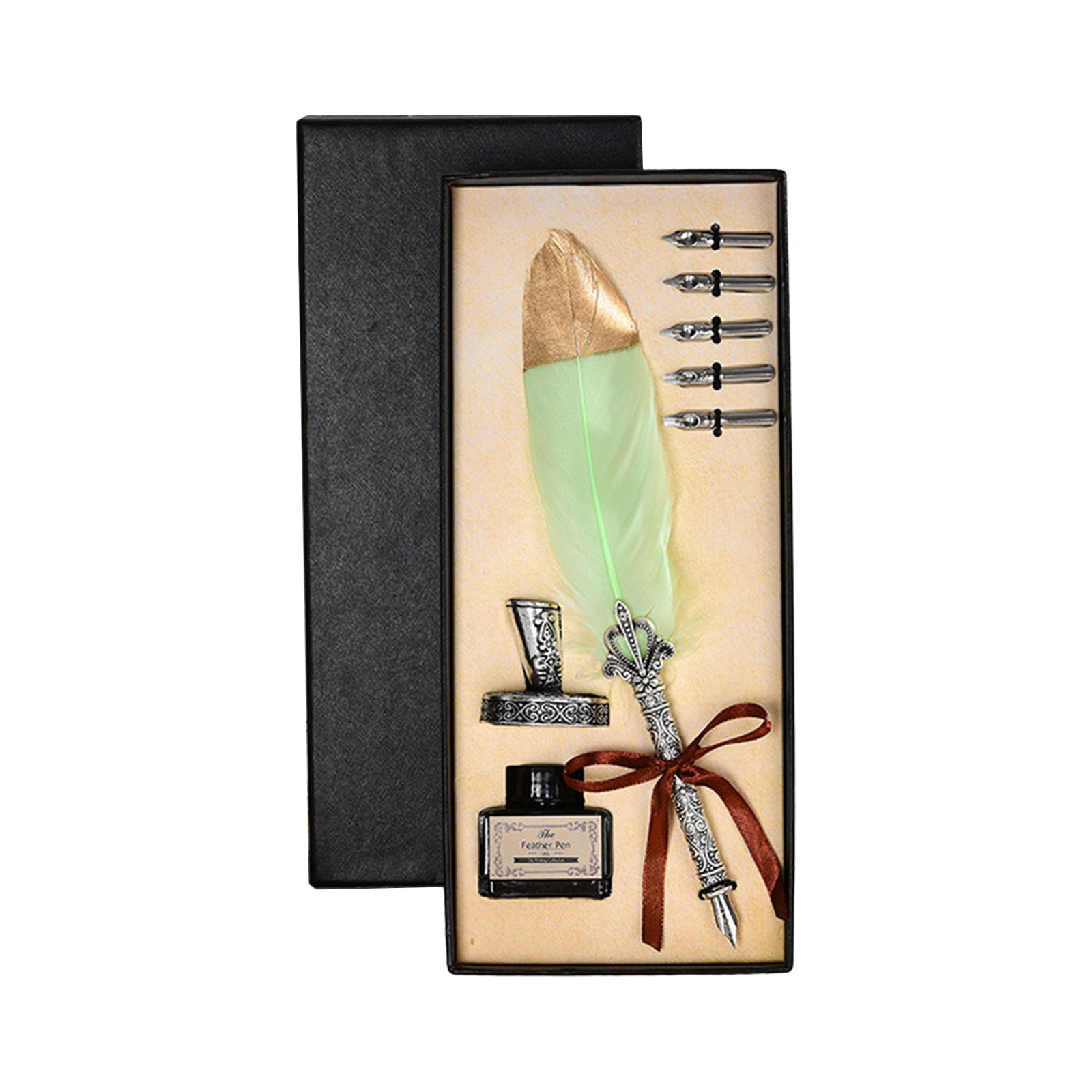 Delicate Pen Stem Writing Quill Pen Pen Birthday Gift Set Quill Pen ...