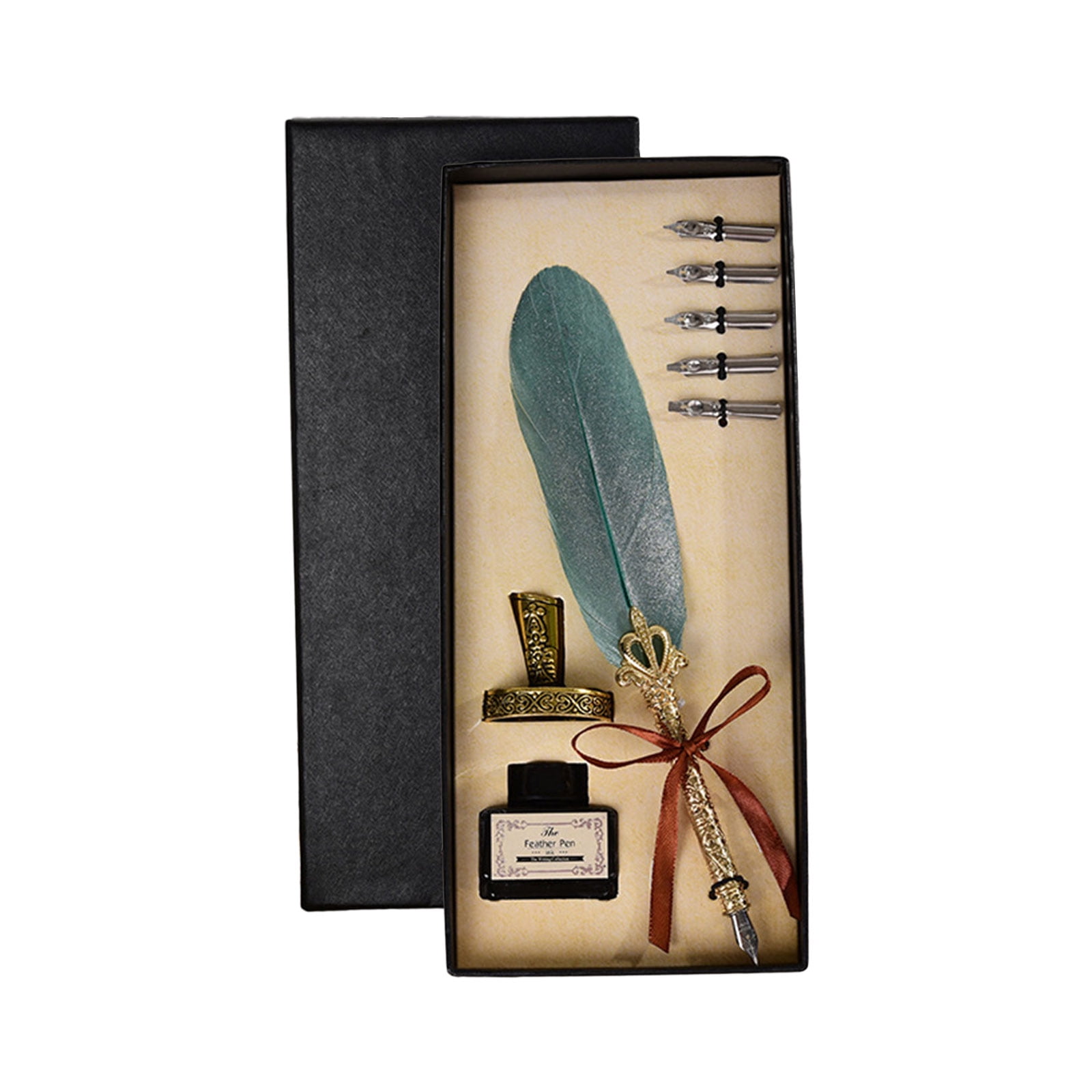 Delicate Pen Stem Writing Quill Pen Pen Birthday Gift Set Quill Pen ...