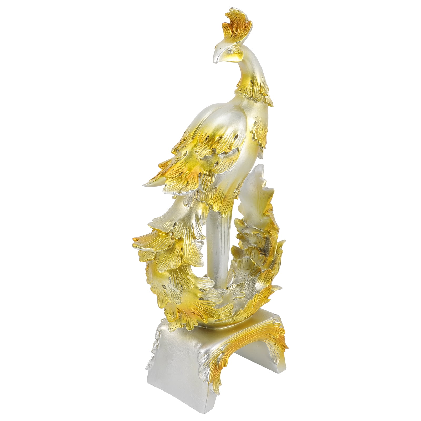 Mobestech 1Pack Gold Multi 37.0x13.0x8.0in Phoenix Statue Resin ...