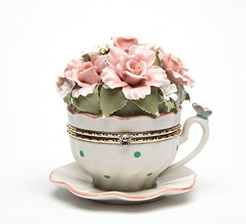 Delicate Pink Rose Music Box – A Timeless Keepsake for Cherished ...