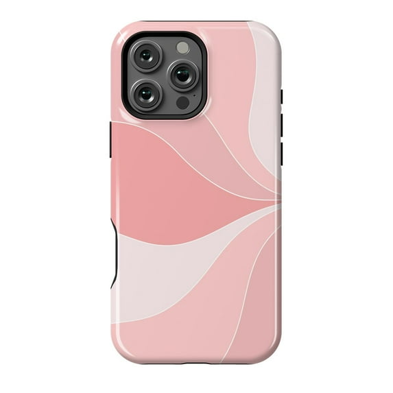 Delicate Rose Petal Pattern Art iPhone Case 17 16 15 14 13 12 11 Pro ...