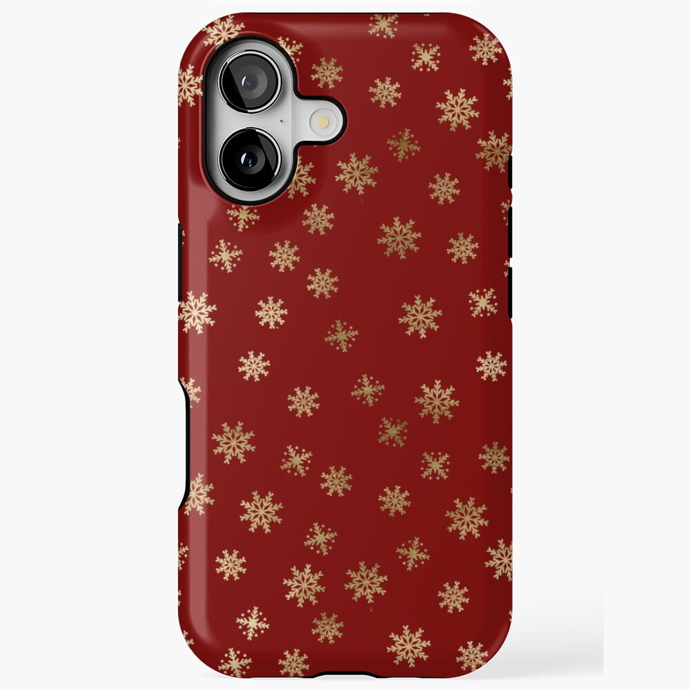 Delicate Snowflakes Pattern Winter Art Case for iPhone 17 to 11 Pro Max ...