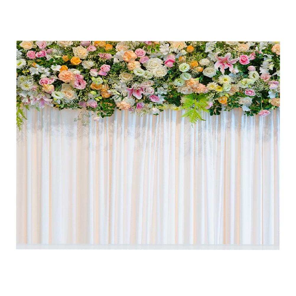 Delicate Wedding Flower Backdrop Party Beautiful Flower Background ...