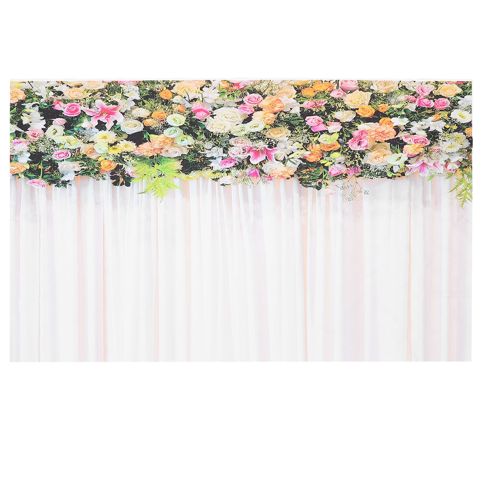 Delicate Wedding Flower Backdrop Party Beautiful Rose Background Cloth ...