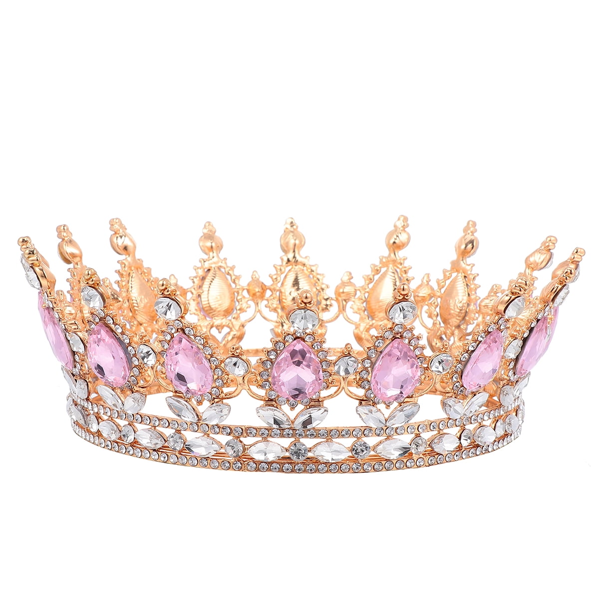Delicate Women's Crown Vintage Bridal Rhinestone Tiara Party Hair ...