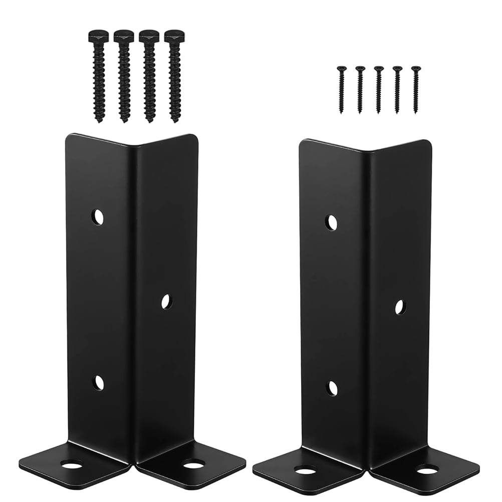 Delicioc 1 Set Iron Fence Base Anti-tipping Garden Fence Support Holder ...