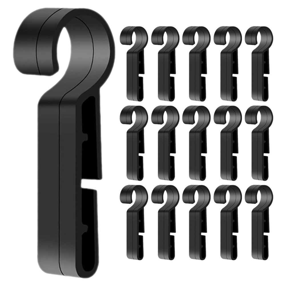 Delicioc 30pcs Hard Hat Light Clip Hard Hat Flashlight Clip Safety ...