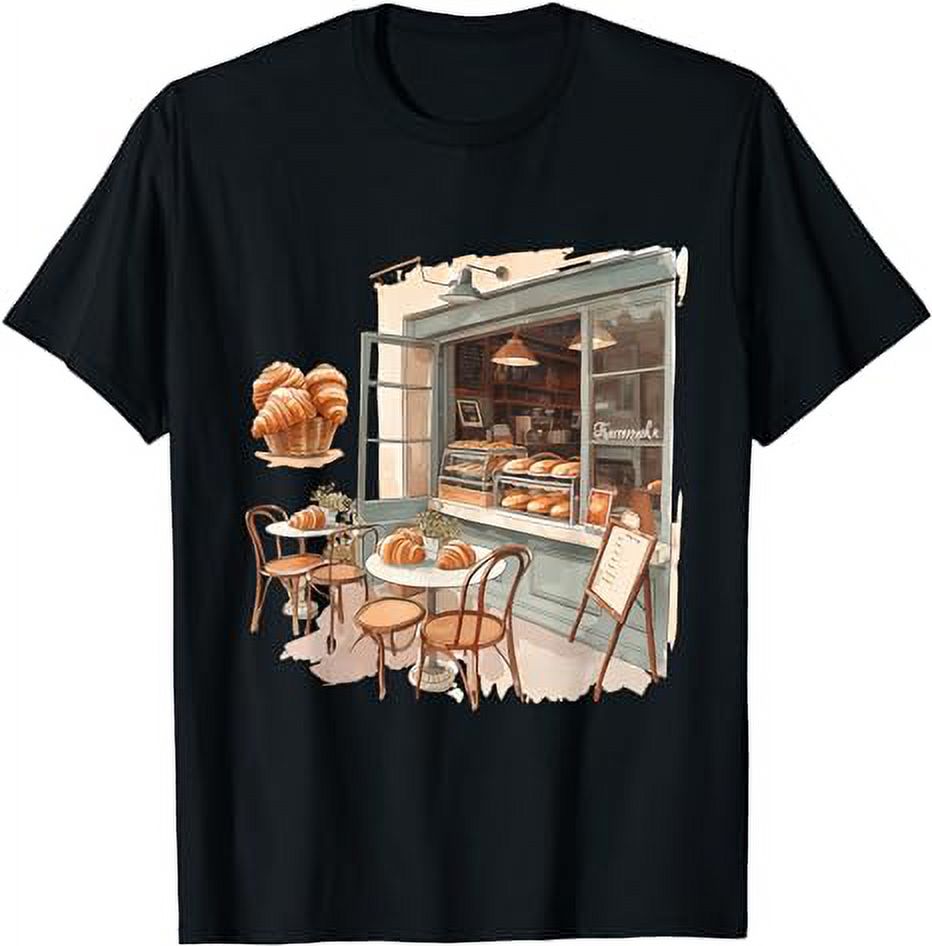 Delicious Bakery Products Pastry Loaf Design T-Shirt - Walmart.com