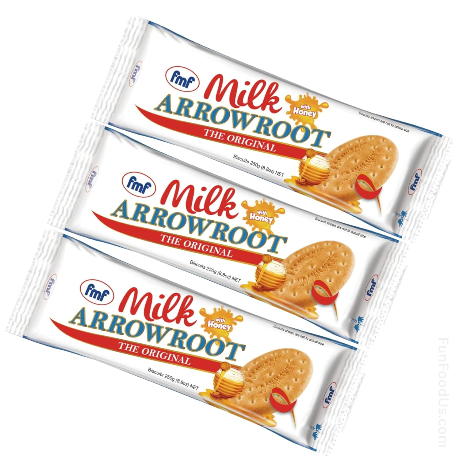 Delicious Biscuits - fmf Original 3x 250g Milk Arrowroot Biscuits (Pack ...