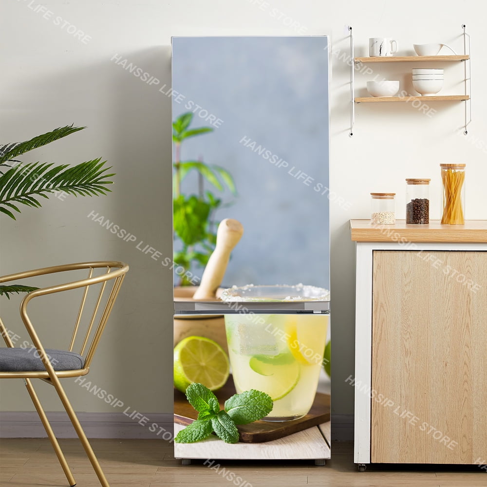 Delicious Dessert Donut Fruit Platter Mural Refrigerator Sticker ration ...