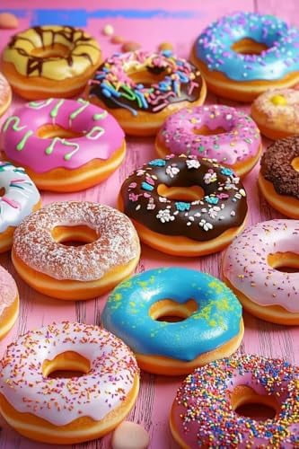 Delicious Donuts Art Series Wooden Puzzle, Dust - Free Perfect ...