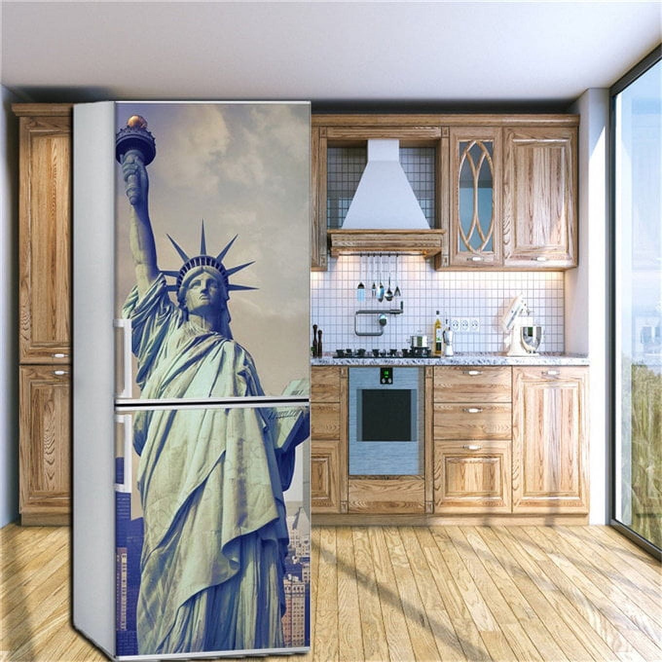Delicious Food Fridge Door Stickers Self Adhesive PVC Refrigerator ...